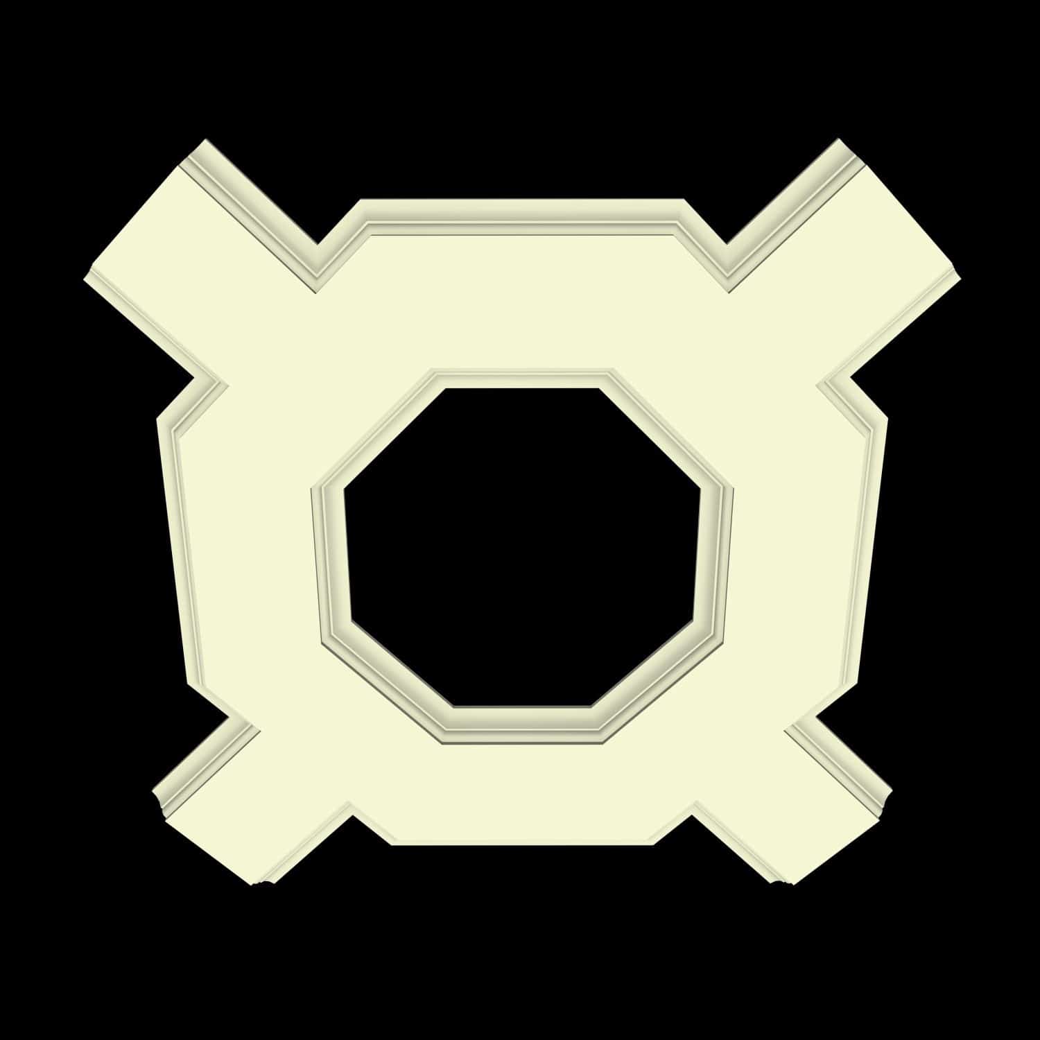 Coffered Ceiling Kit | Inner Beam Octagon 90 Intersection Fitting ...