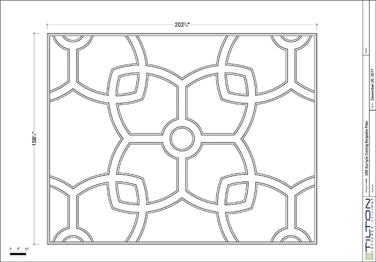 Coffered Ceiling Layout Calculator | Shelly Lighting