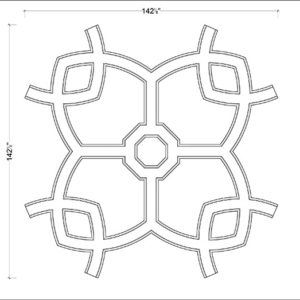 Coffered Ceiling Tiles | Bespoke/Octagon - Faux Beams | Made in the USA