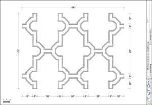 Coffered Ceiling Tiles | Open Octagon Design - Faux Beams | Made in USA