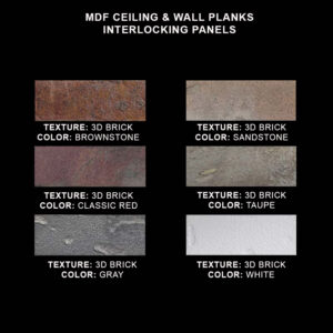 Ultra-Realistic 3D Faux Brick Panels | Sample Kit
