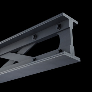 Faux Steel X Beams | Industrial Ceiling Cross Beams